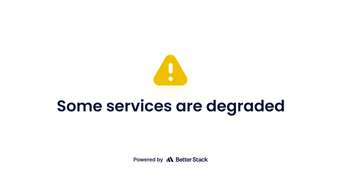 Service Degradation | Ventrata